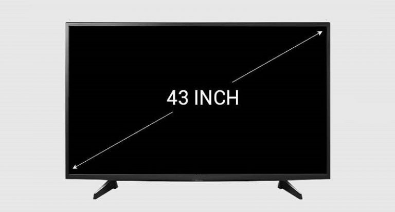 Kích thước tivi 43 inch là bao nhiêu? Cách đổi inch sang cm